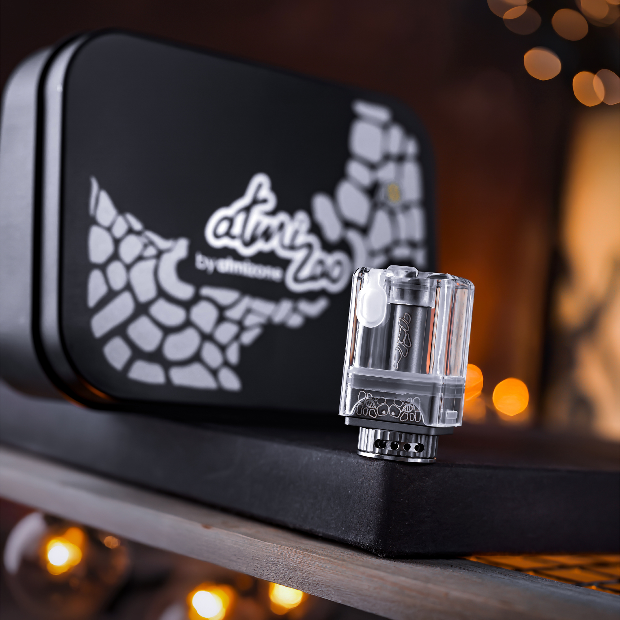 DotShell Iron Grey Reptile | vaping modware by atmizone