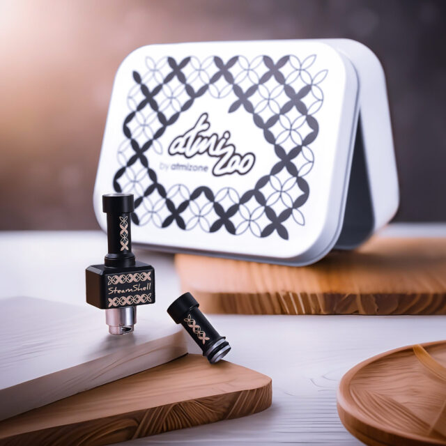 SteamShell Midnight Black Lotus | vaping modware by atmizone