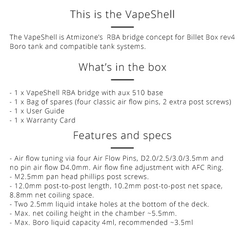 VapeShell | vaping modware by atmizone